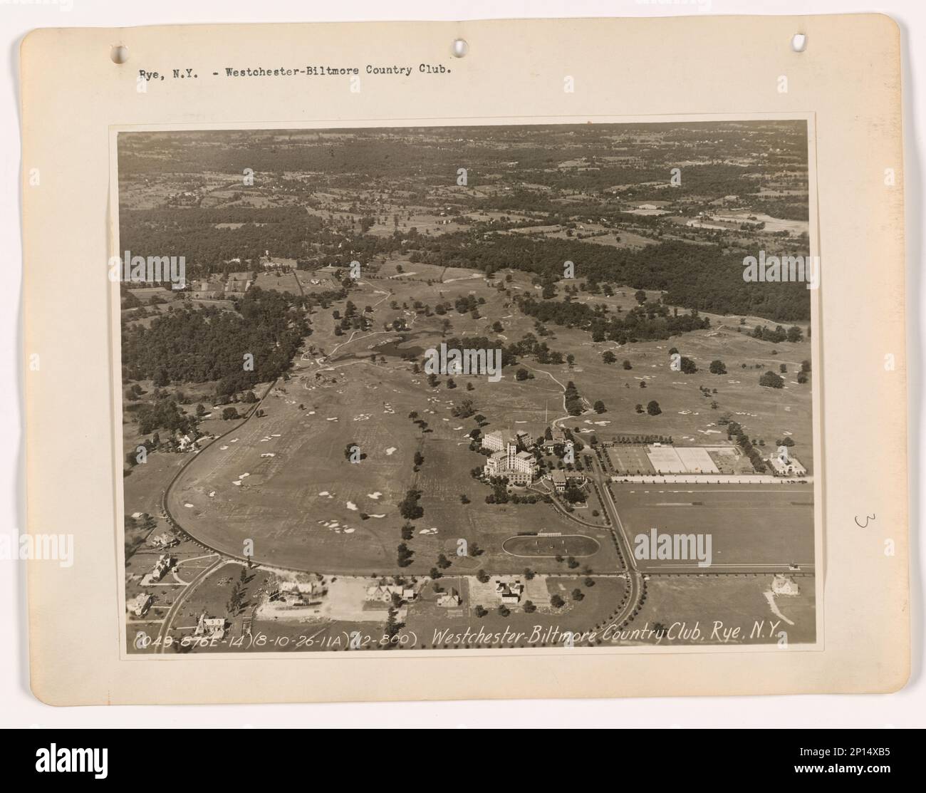 New York - Rye, Aerial Photograph Stock Photo - Alamy
