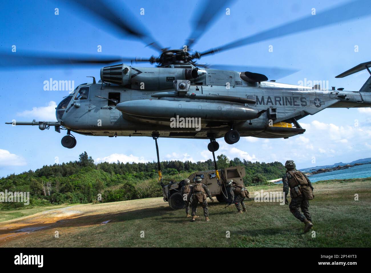U.S. Marines with Combat Logistics Battalion 4, 3d Marine Logistics ...