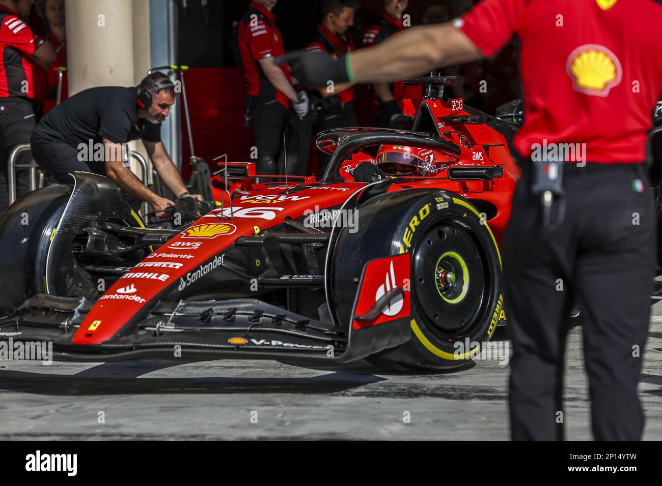 16 LECLERC Charles (mco), Scuderia Ferrari SF-23, action during the ...
