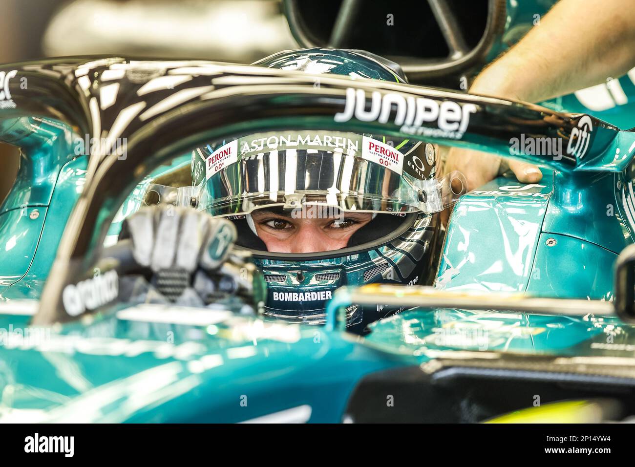 STROLL Lance (can), Aston Martin F1 Team AMR23, portrait during the ...