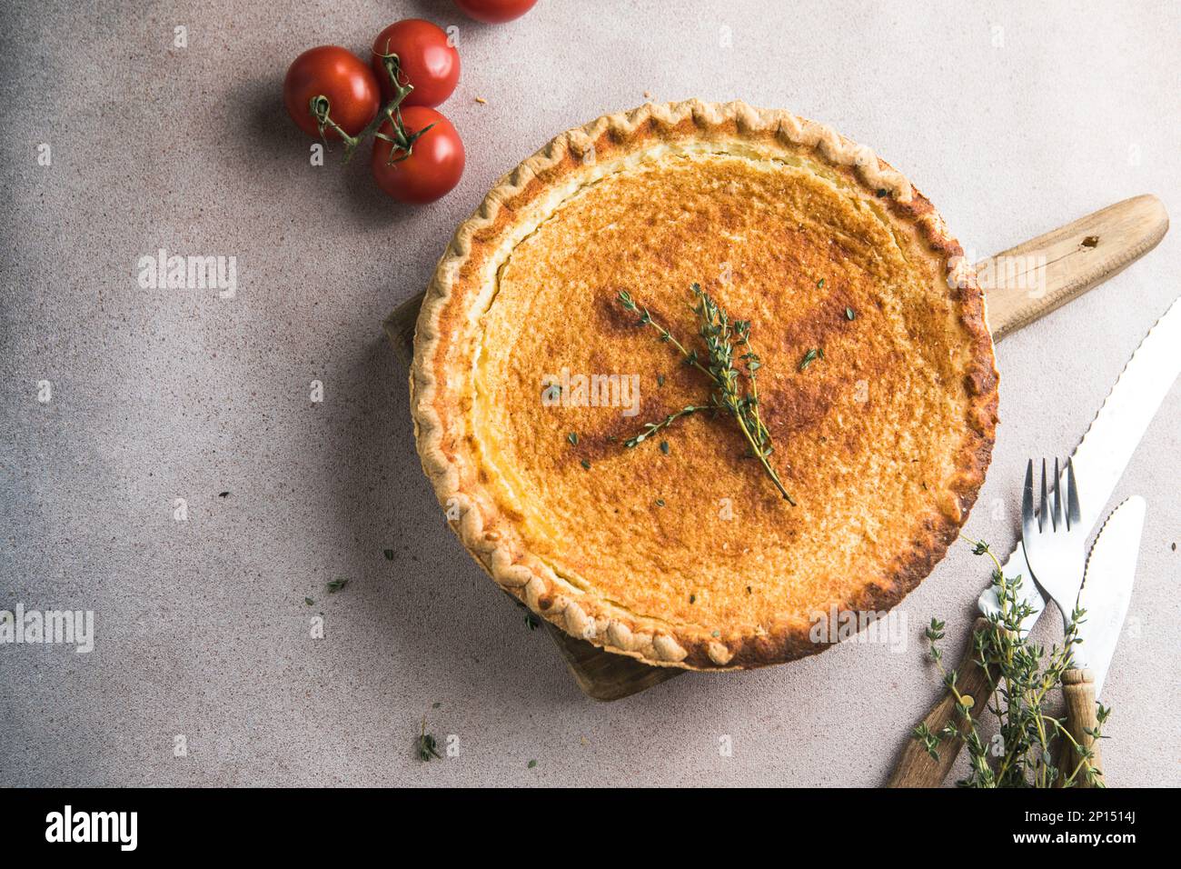 Classic chess pie pairs a traditional butter pie crust with a sweet ...