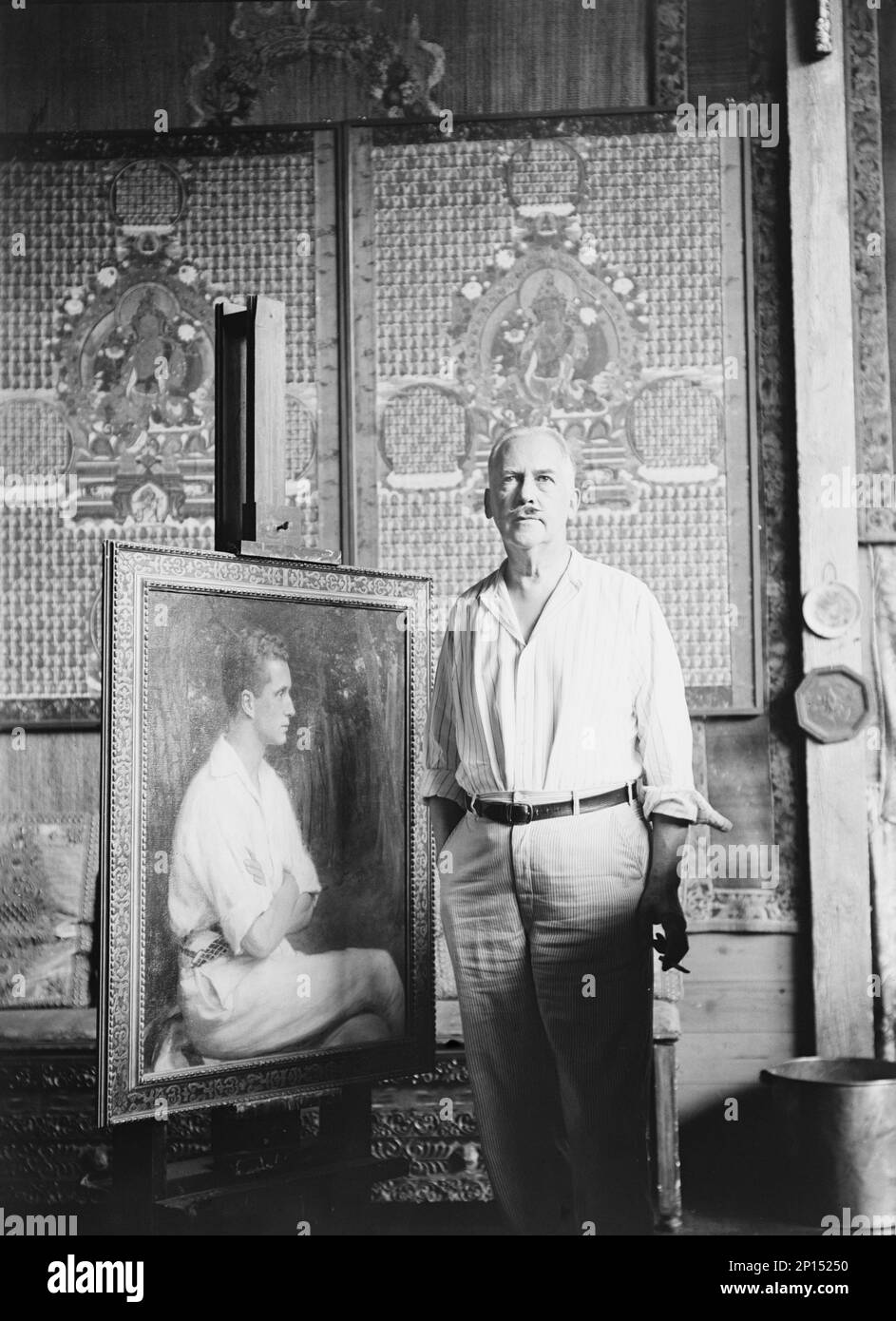 Albert Herter between 1932 and 1942. American artist, painter, interior ...