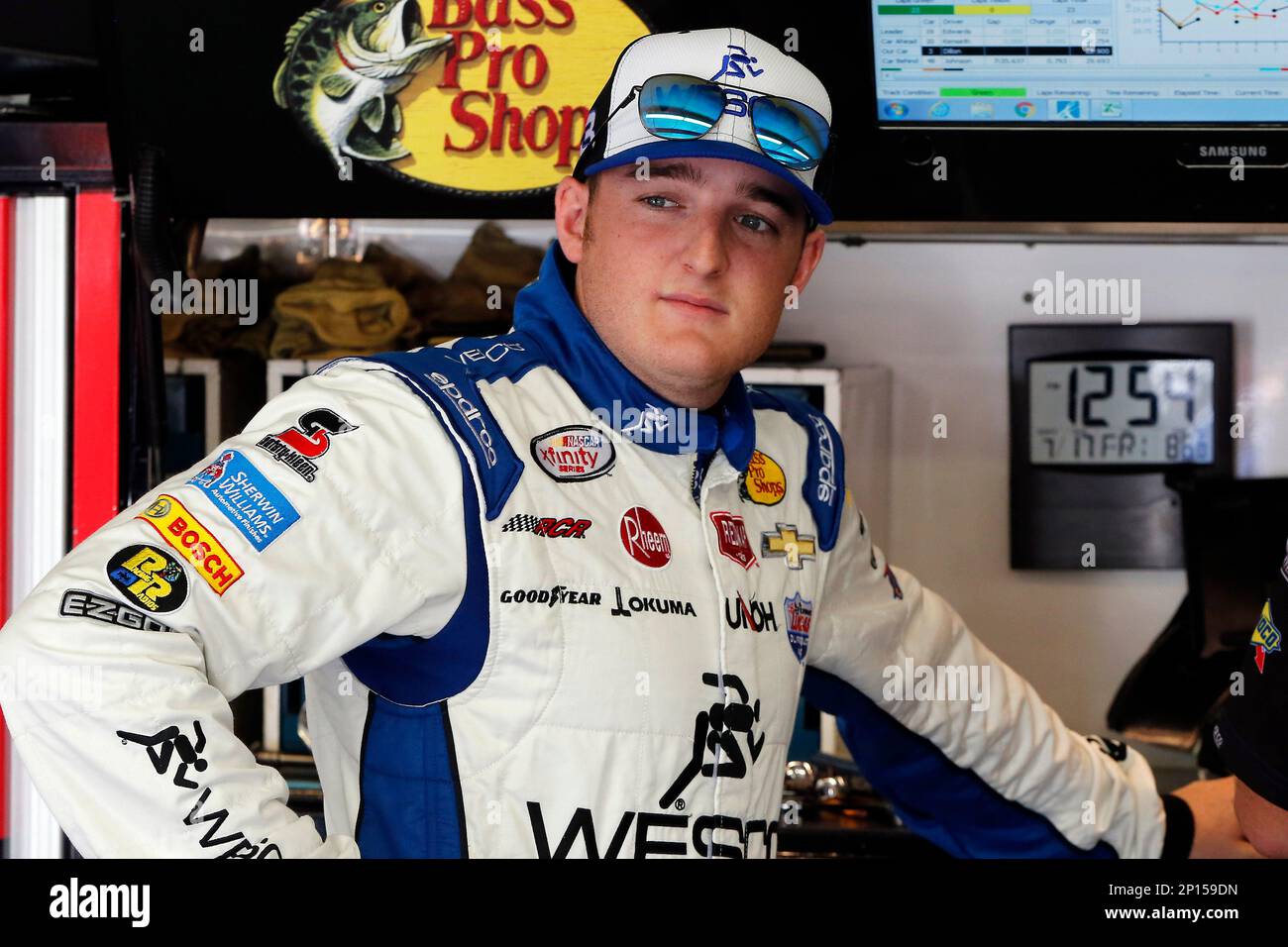 Ty Dillon during practice for the NASCAR Xfinity Series AutoLotto 200 ...