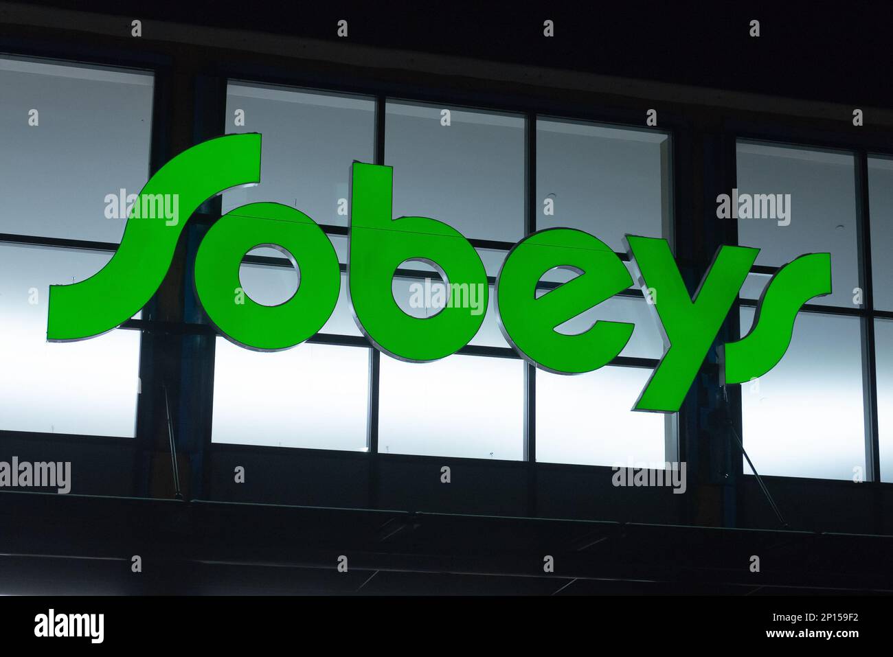 Toronto, ON, Canada - December 19, 2022: The logo and brand sign on the ...