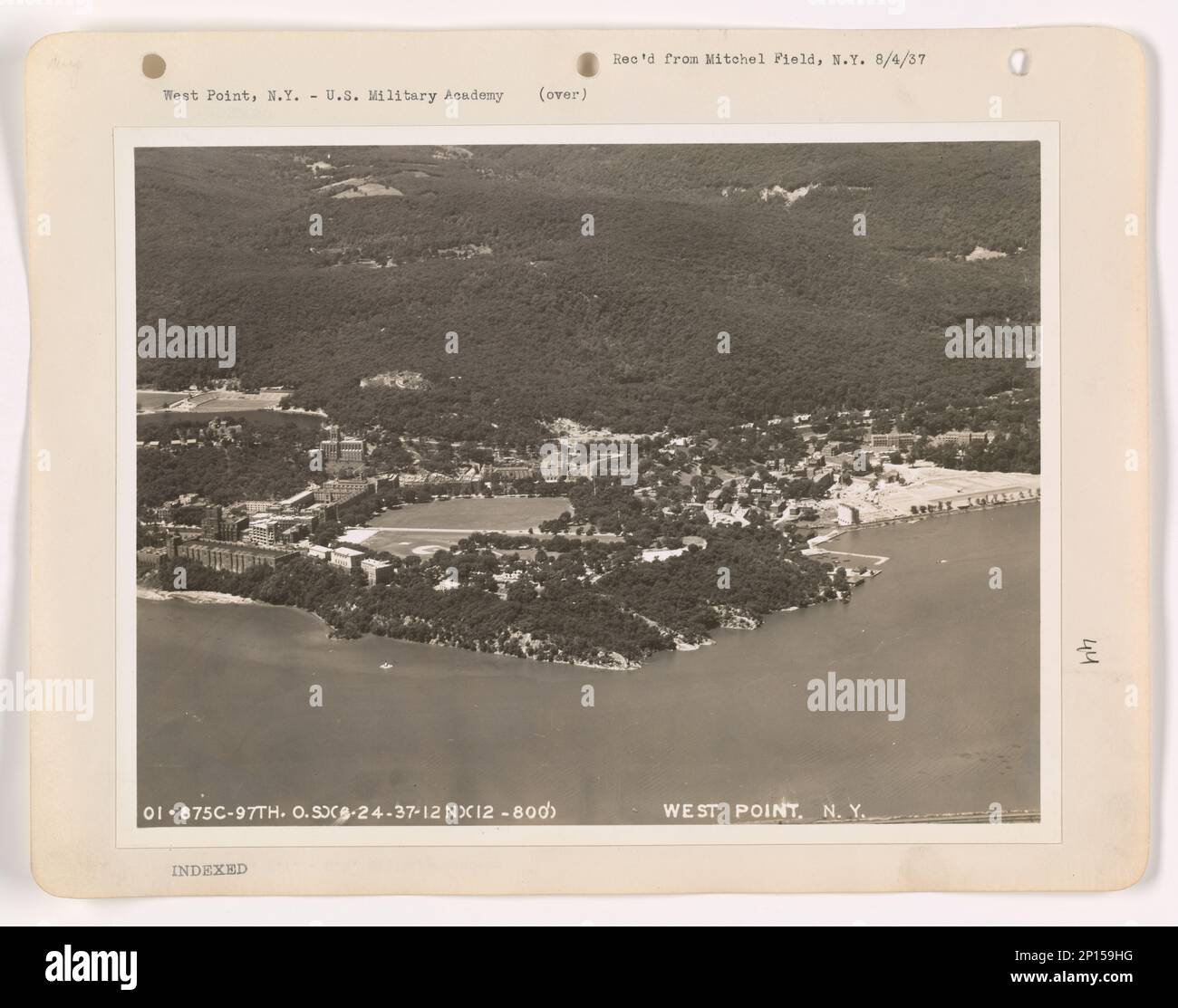 New York - West Point, Aerial Photograph Stock Photo - Alamy