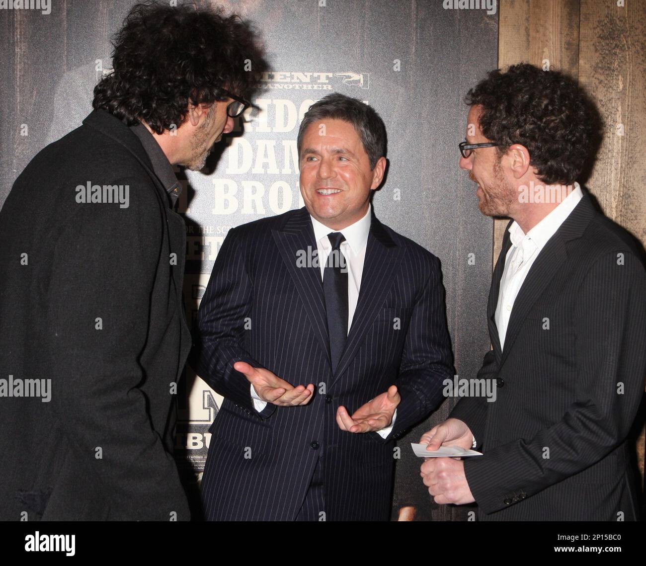 Joel Coen with Brad Grey, Chairman and Chief Executive Officer of ...