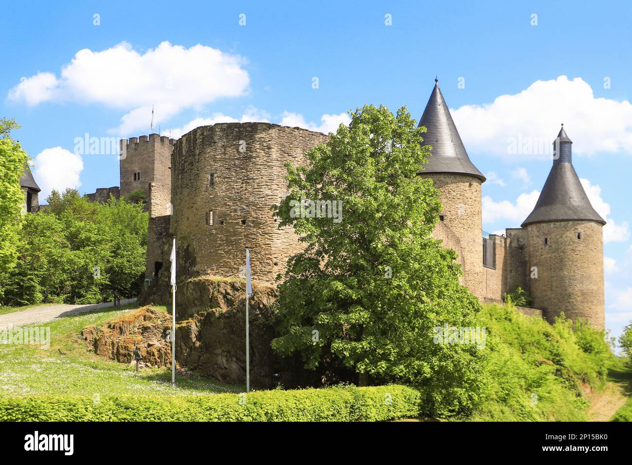Bourscheid castle hi-res stock photography and images - Alamy