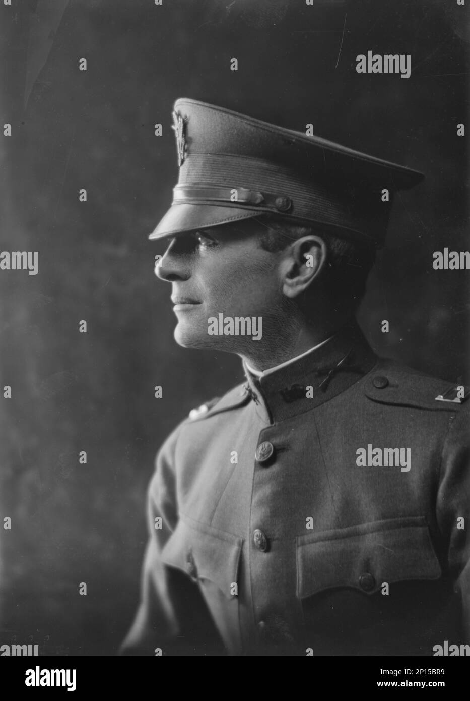 Captain Stuart Benson, portrait photograph, 1917 Nov. 25 Stock Photo ...