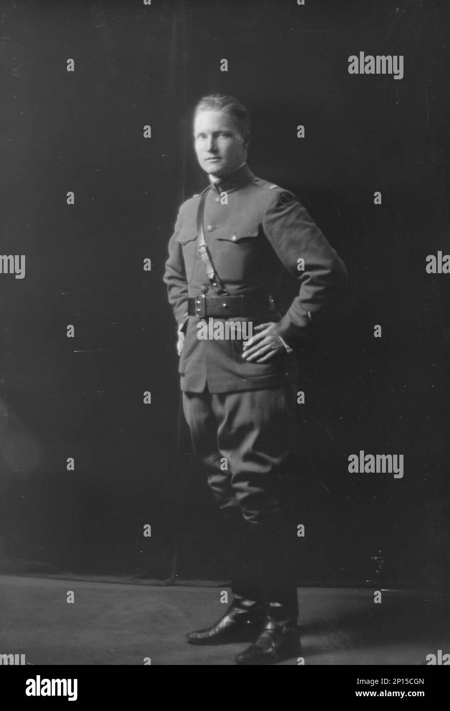 Lieutenant Bartlett Boder, portrait photograph, 1919 Mar. 19 Stock ...