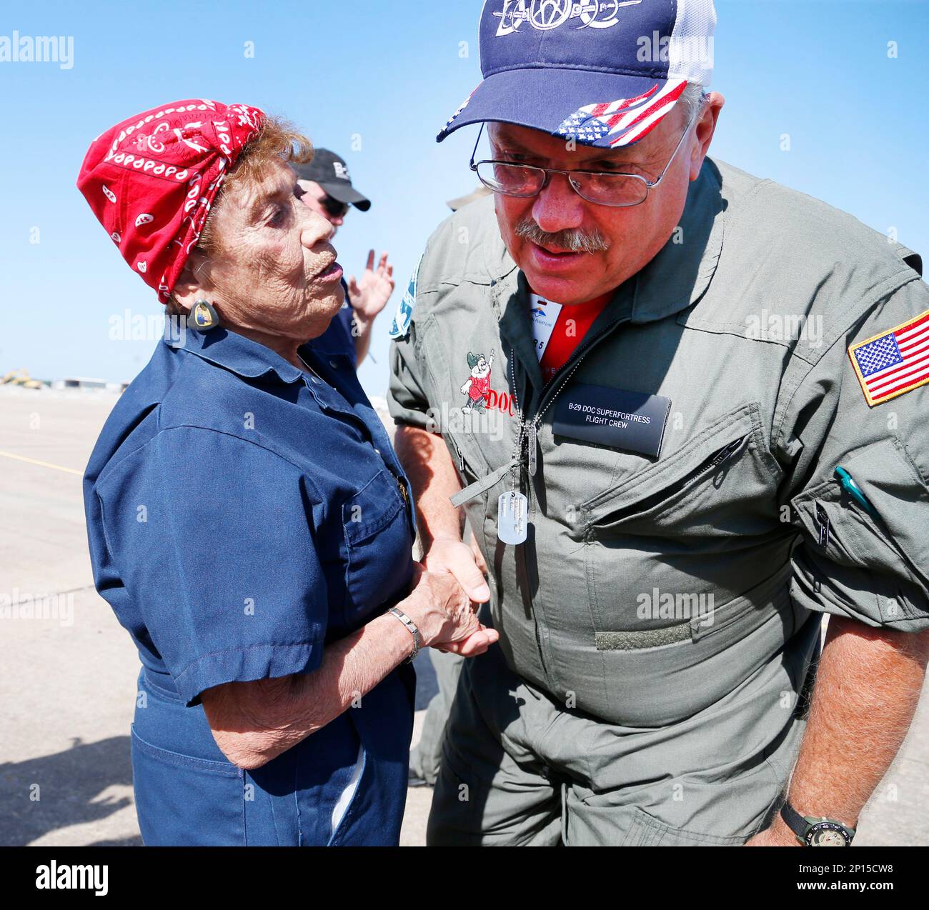 Connie Palacioz, who worked at the Wichita Boeing B-29 Superfortress ...