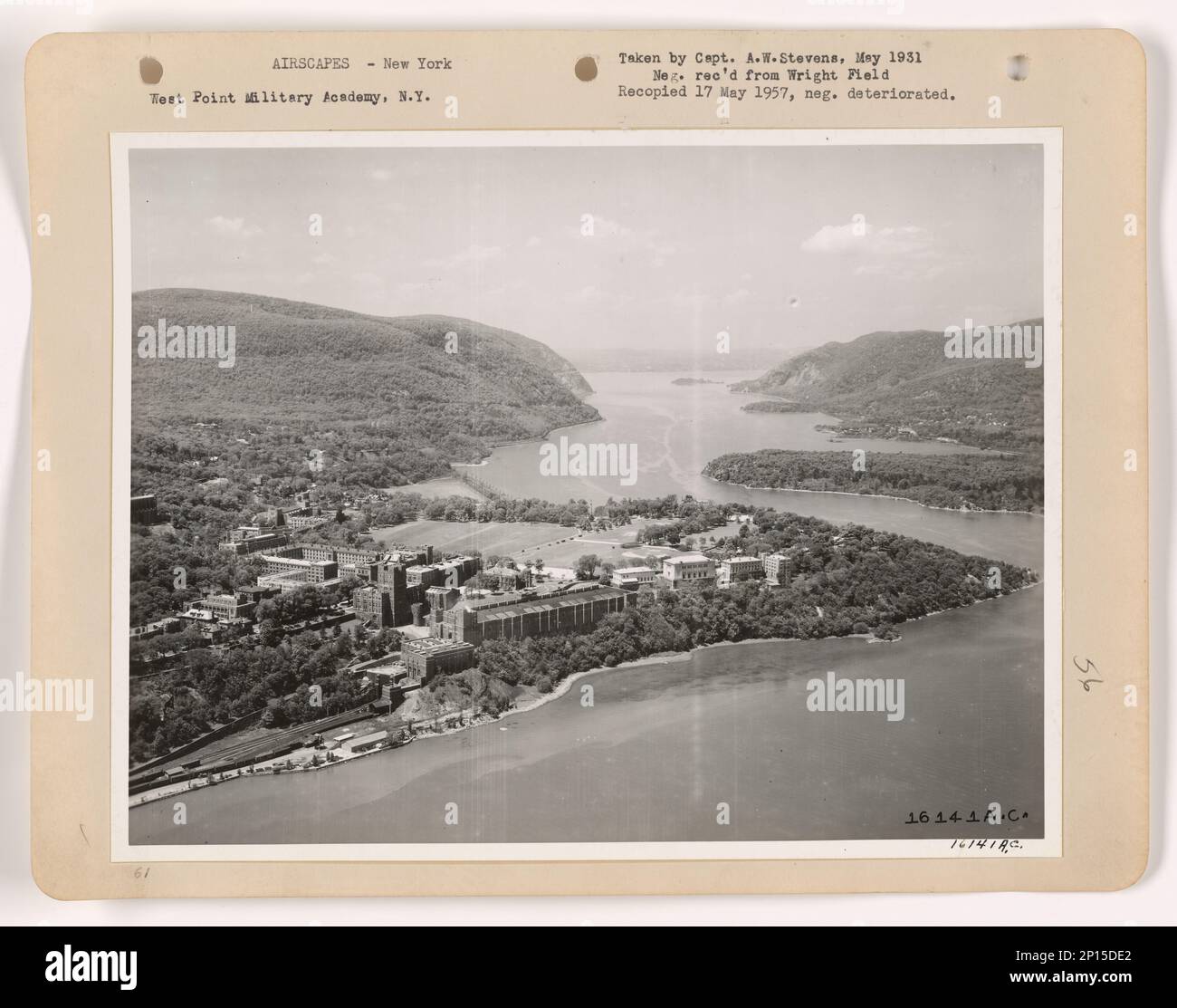 New York - West Point, Aerial Photograph Stock Photo - Alamy