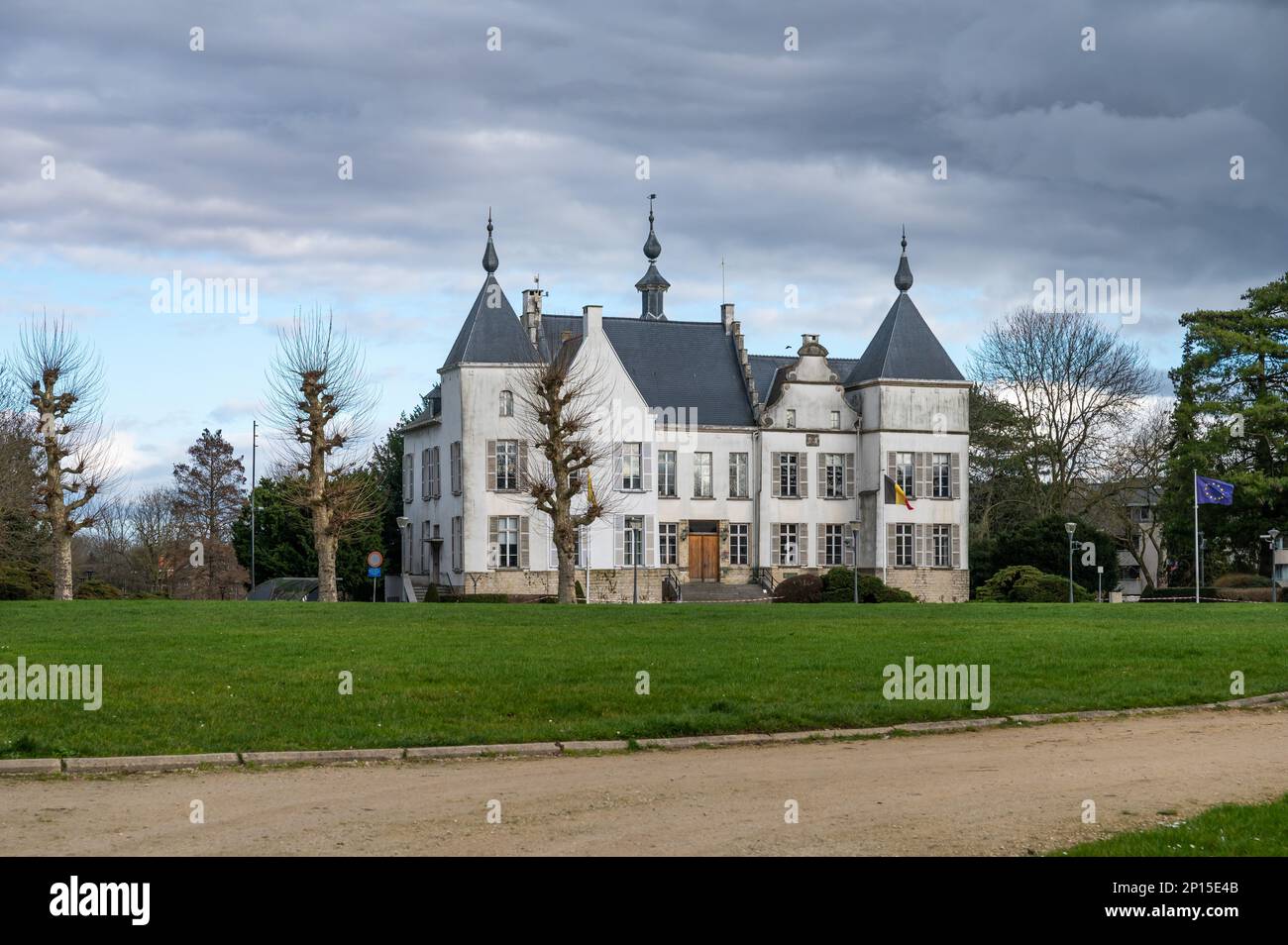 Wemmel, Flemish Brabant Region, Belgium, Feb. 25, 2023 - The white ...