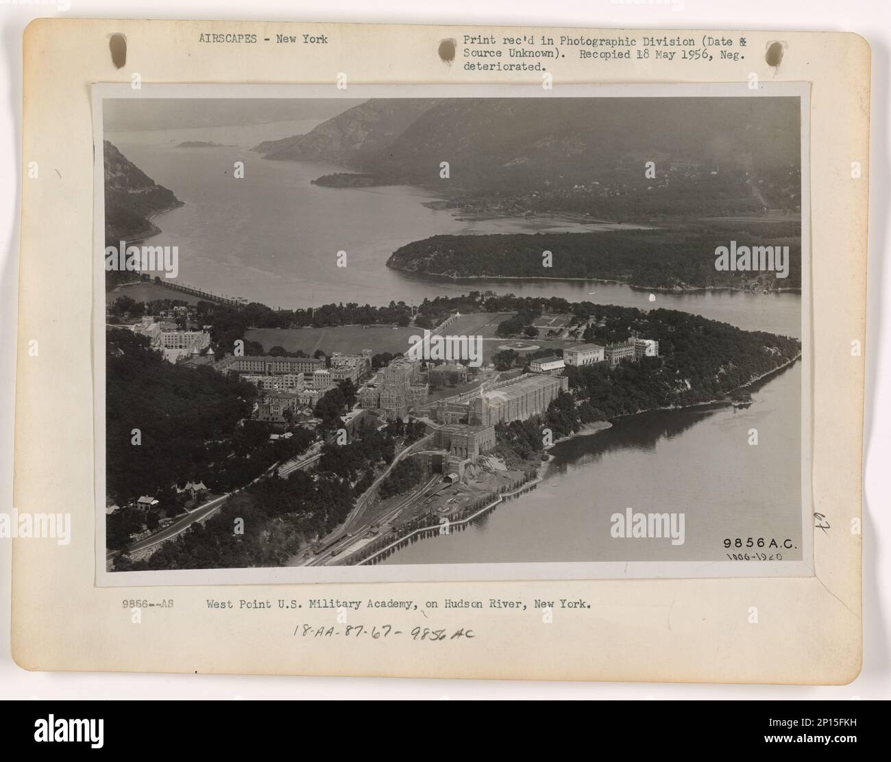 New York - West Point, Aerial Photograph Stock Photo - Alamy