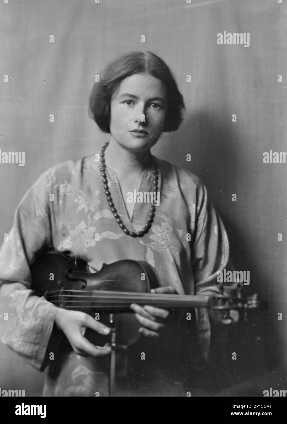 Miss Rebecca Clark, portrait photograph, 1917 Nov. 29. British composer ...