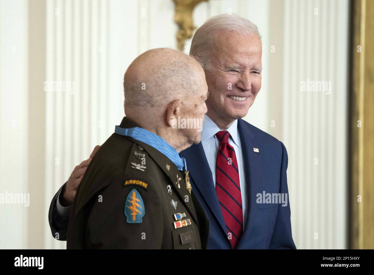 Washington, United States. 02nd Mar, 2023. President Joe Biden smiles ...