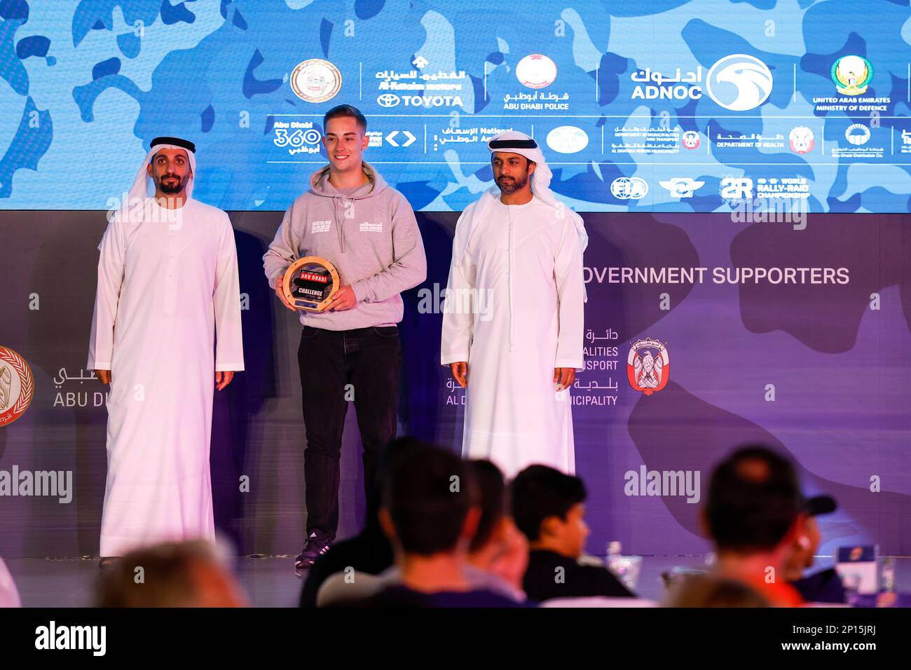 GERLACH Justin (ger), KTM EXC F, portrait during the Prize Giving ...