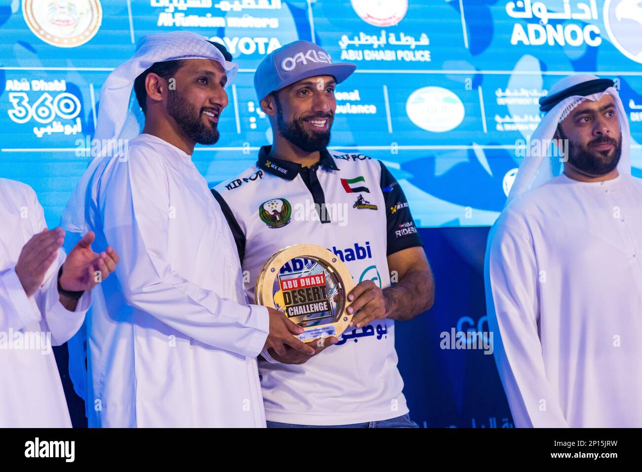 AL RAWAHI Abdullah (omn), R-X Sport, Can-Am Maverick XRS Turbo, portrait during the Prize Giving ...