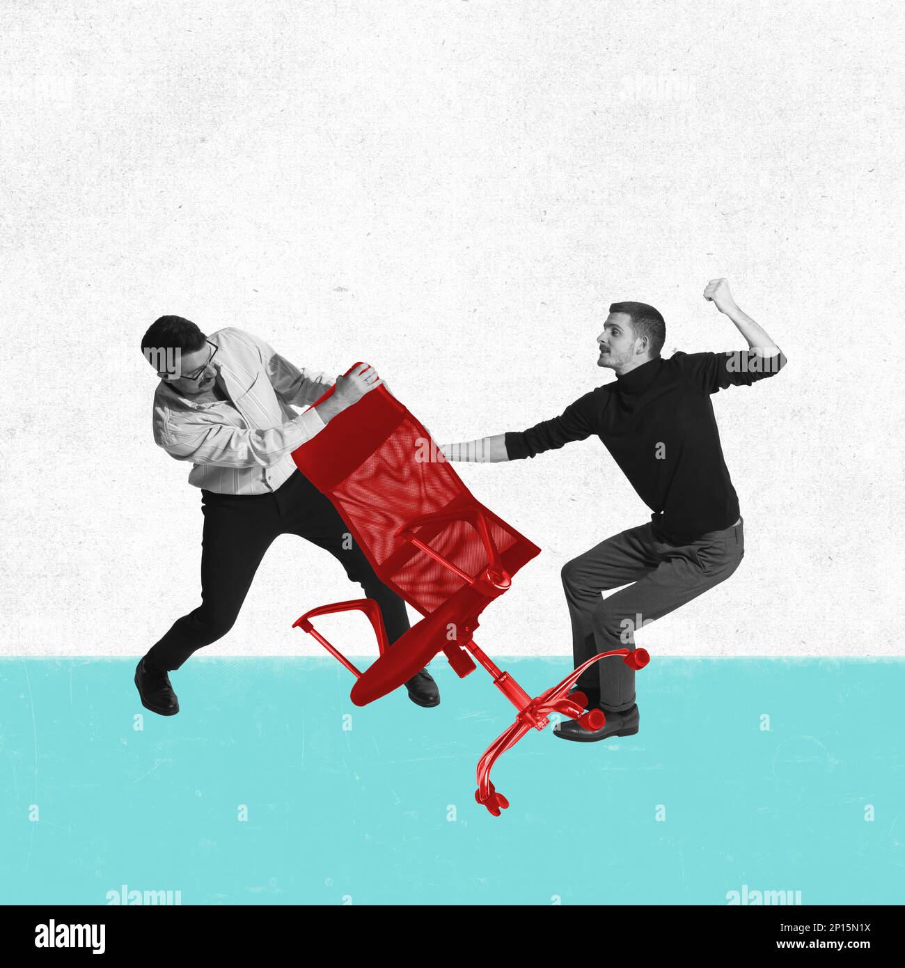 Conceptual design. Contemporary art collage. Professional competition ...