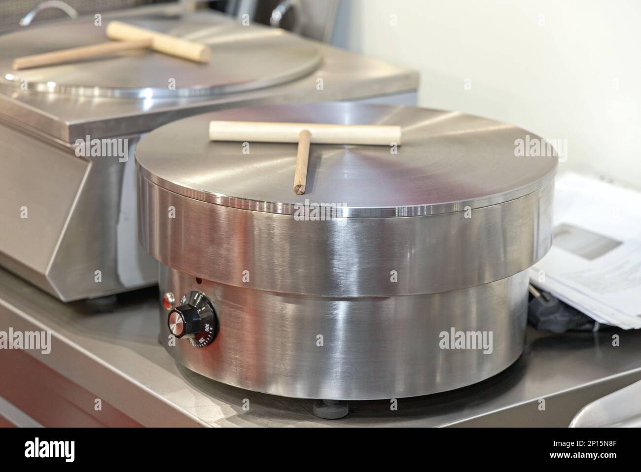 Electric Pancake Maker With One Heating Plate Restaurant Equipment ...