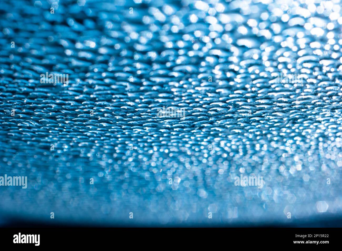 Abstract blue bokeh water droplet circle background texture with out of ...