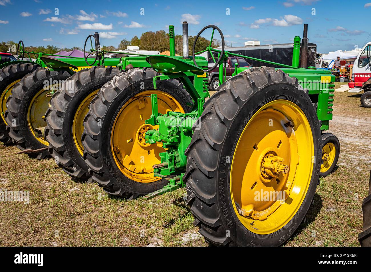 Fort Meade, FL - February 24, 2022: High perspective rear corner view ...