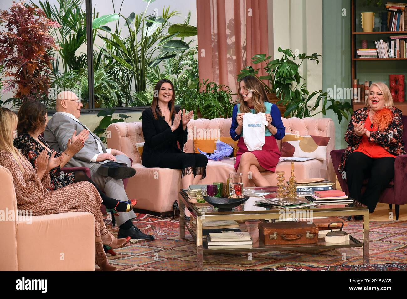 Milan, Italy. 27th Feb, 2023. Milan, last episode of the TV show "In ...