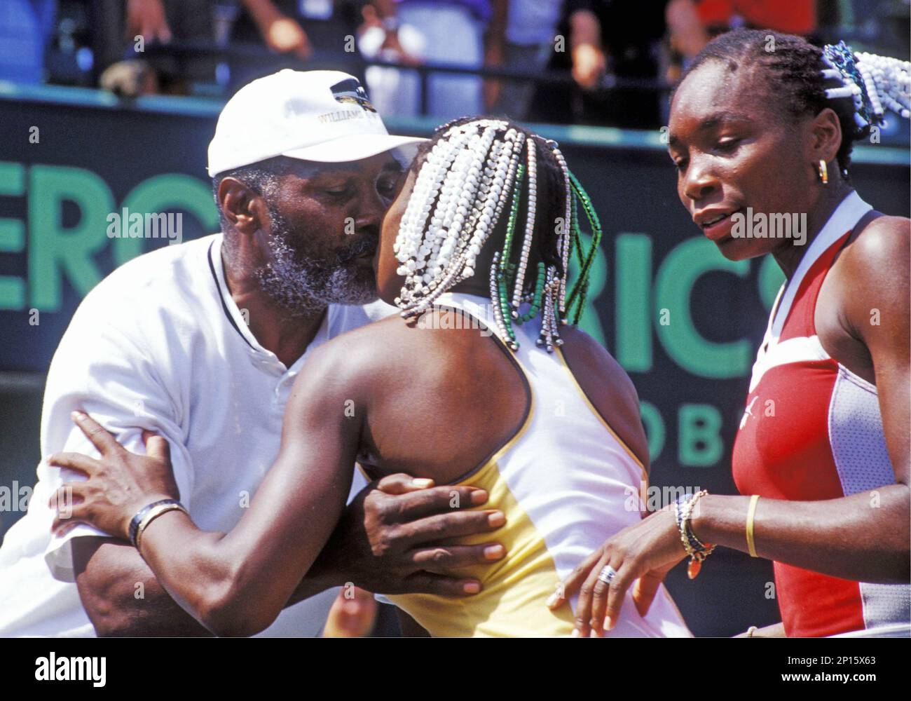 Richard Williams, father of Venus and Serena Williams, talks to his ...