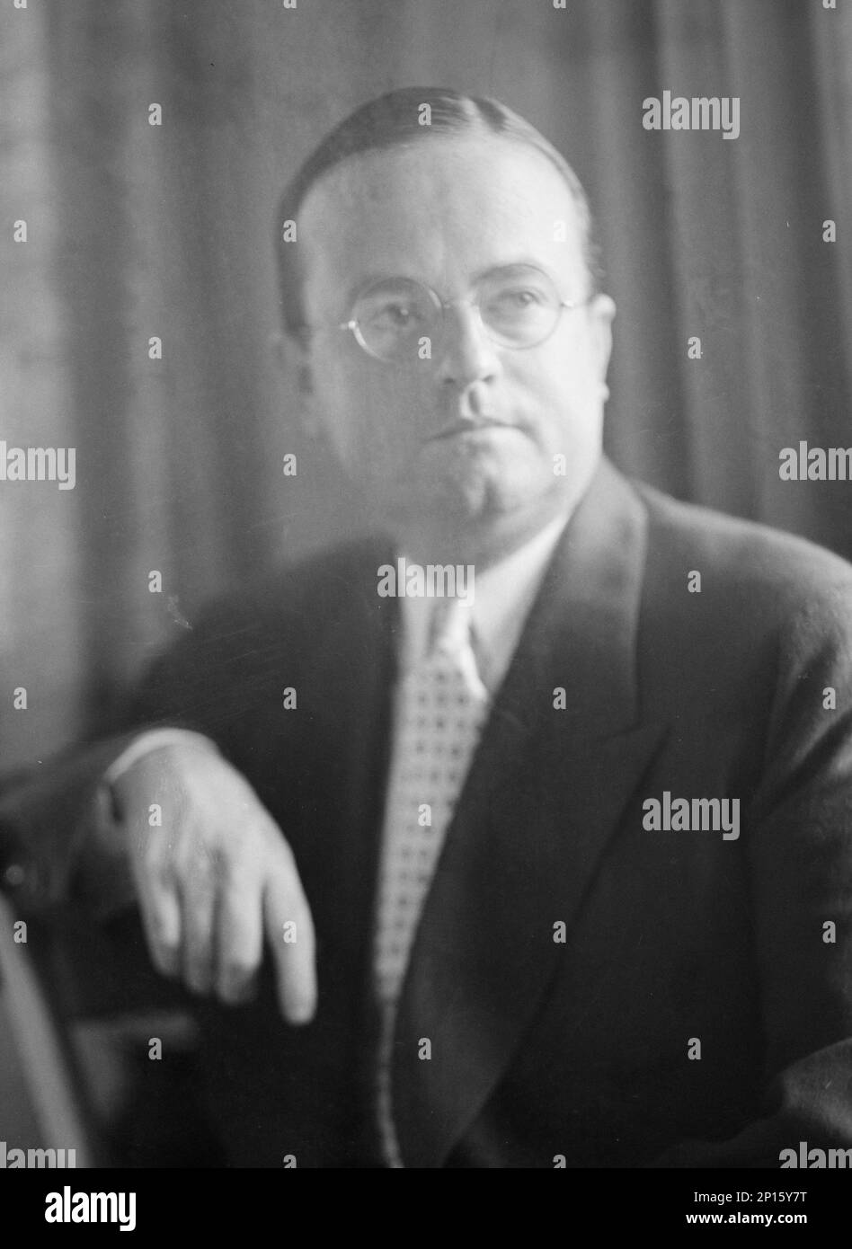 Walter D. Fletcher, portrait photograph, 1933 or 1934 Stock Photo - Alamy