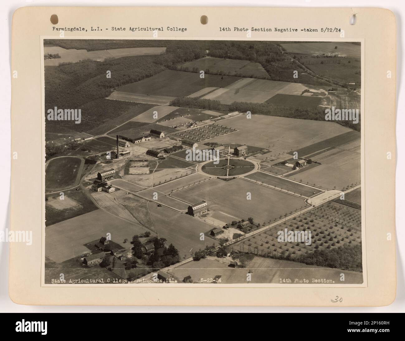 New York - Farmingdale, Aerial Photograph Stock Photo - Alamy