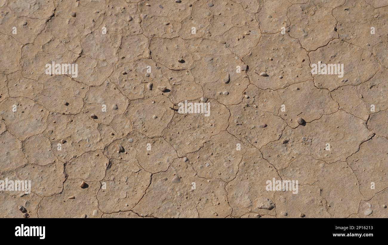 Climate change drought land. Global warming issue, cracked mud in the ...