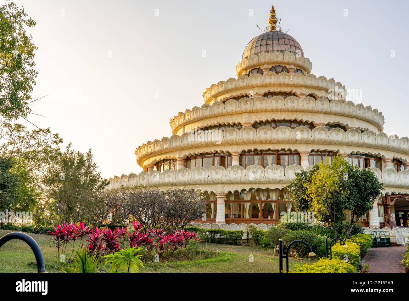 Bangalore, India - 08.012023: Ashram of Hindu spiritual master Sr Sri ...