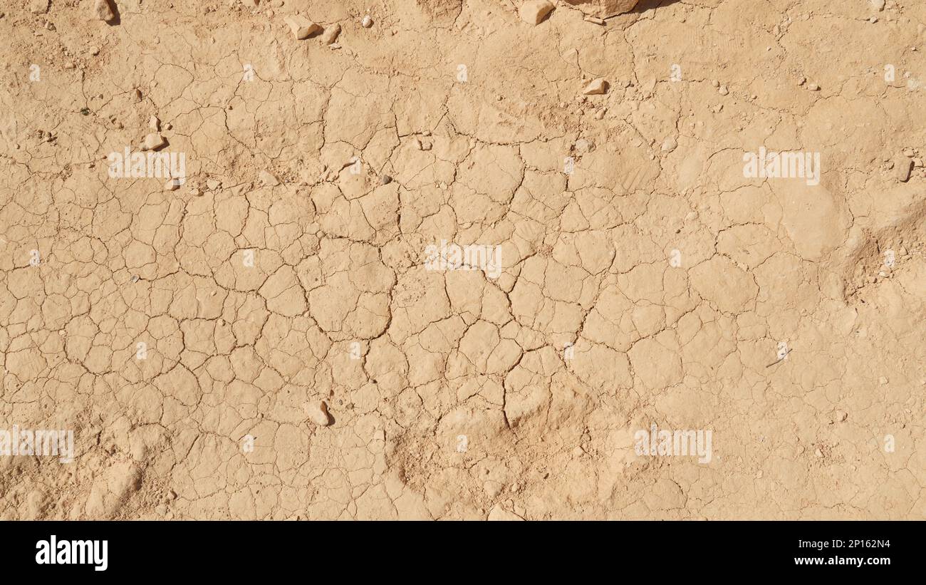 Climate change drought land. Global warming issue, cracked mud in the ...