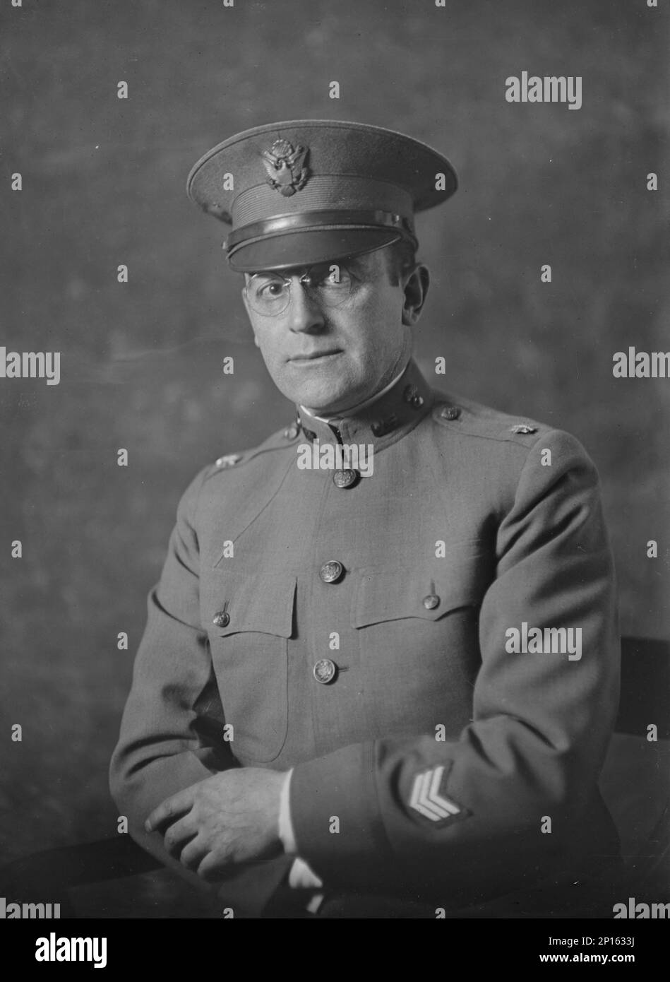 Colonel M.J. Griggs, portrait photograph, 1919 Jan. 31 Stock Photo - Alamy