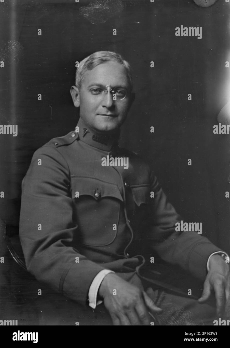 Dr. A.J. Hart, portrait photograph, 1918 July 15 Stock Photo - Alamy