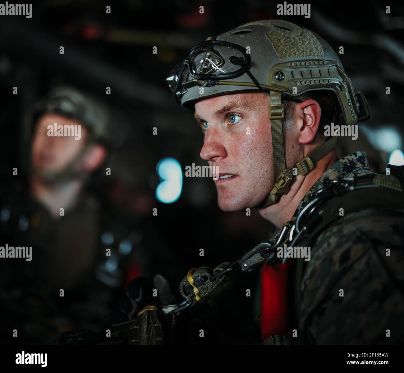 A U.S. Marine with 2d Reconnaissance Battalion (2d Recon), 2d Marine ...