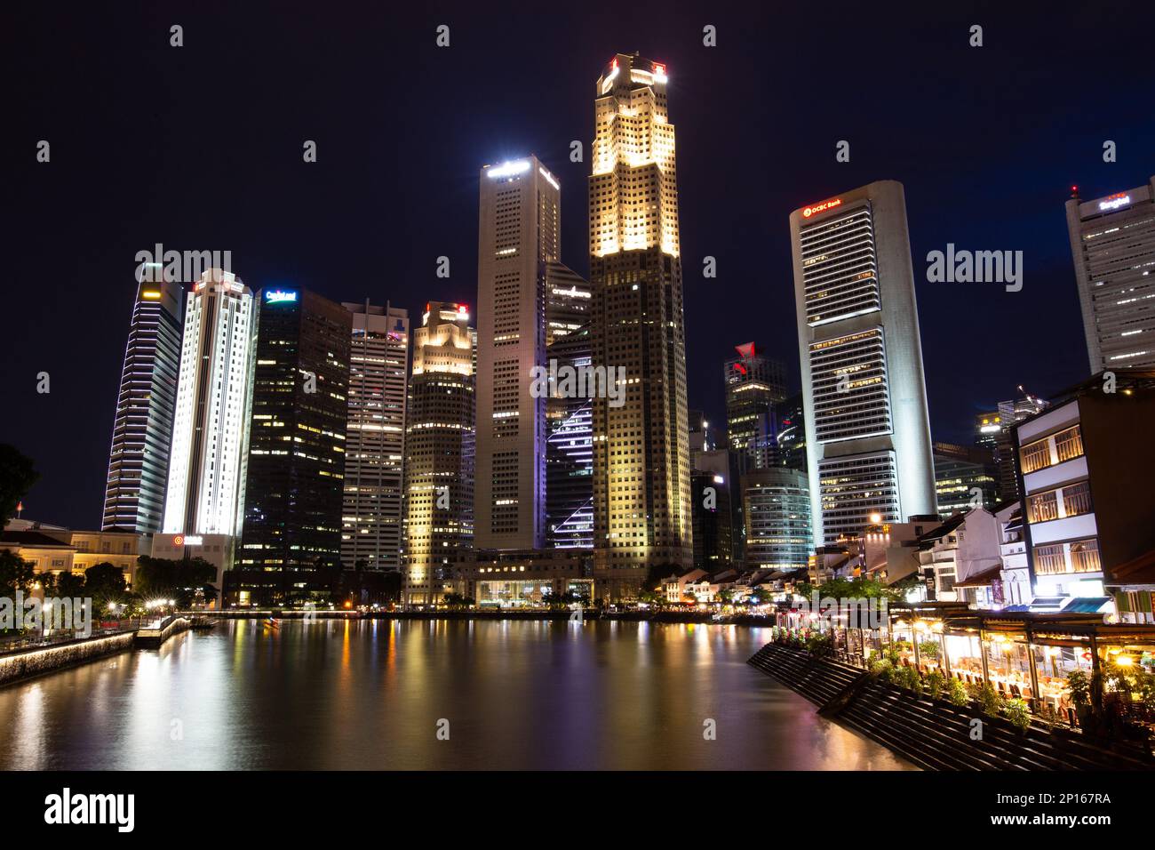 High Rise Buildings in the Center of the Financial District During a ...