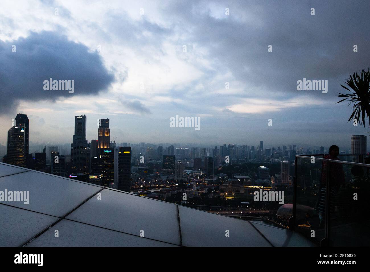 High Rise Buildings in the Center of Singapore Stock Photo - Alamy
