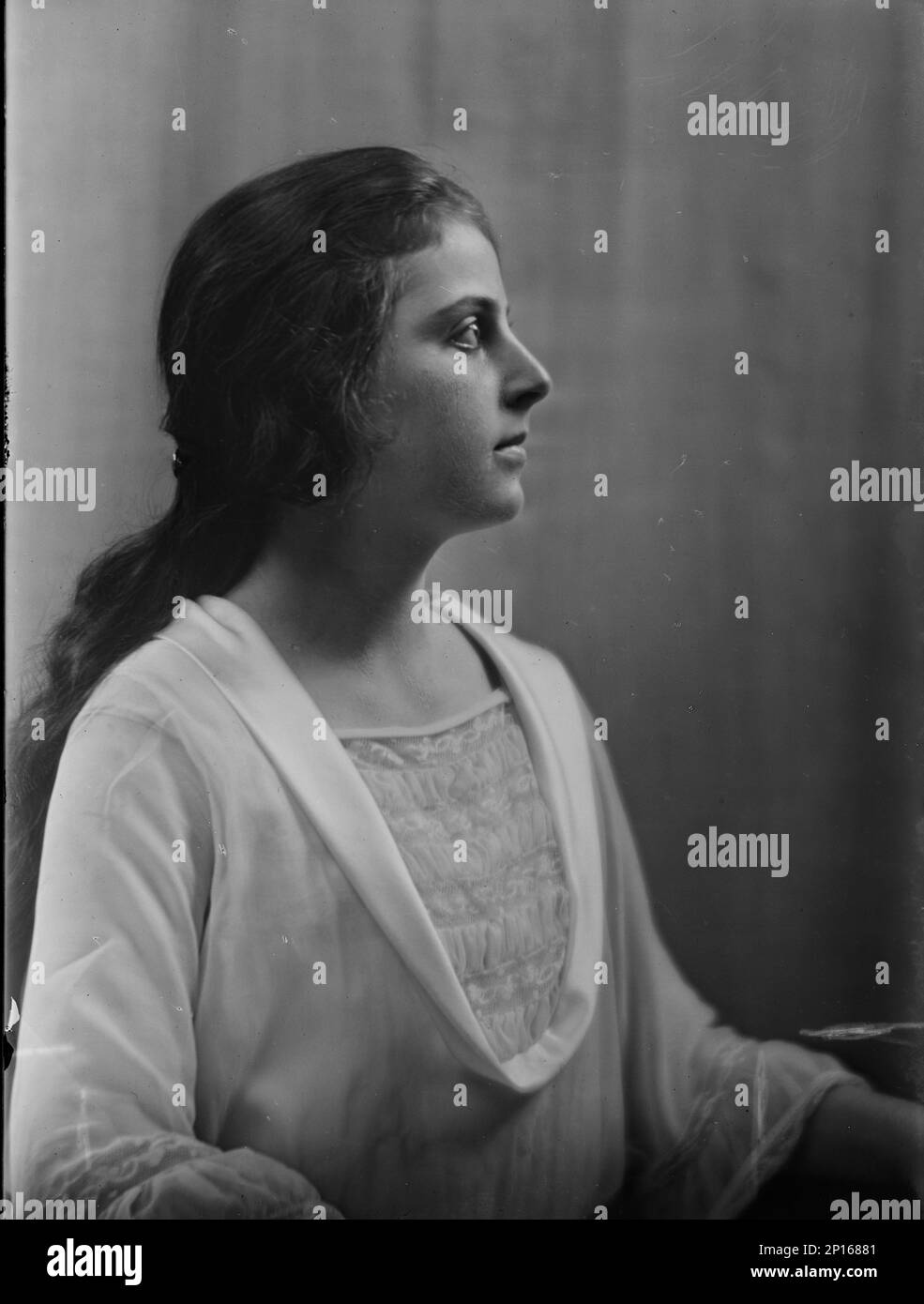 Miss Betty Kalisher, portrait photograph, 1919 June 23. Possibly a ...