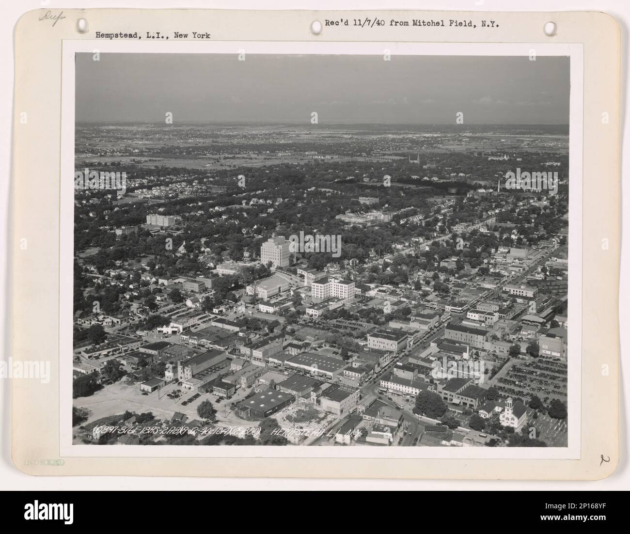 New York - Hempstead Houses, Aerial Photograph Stock Photo - Alamy