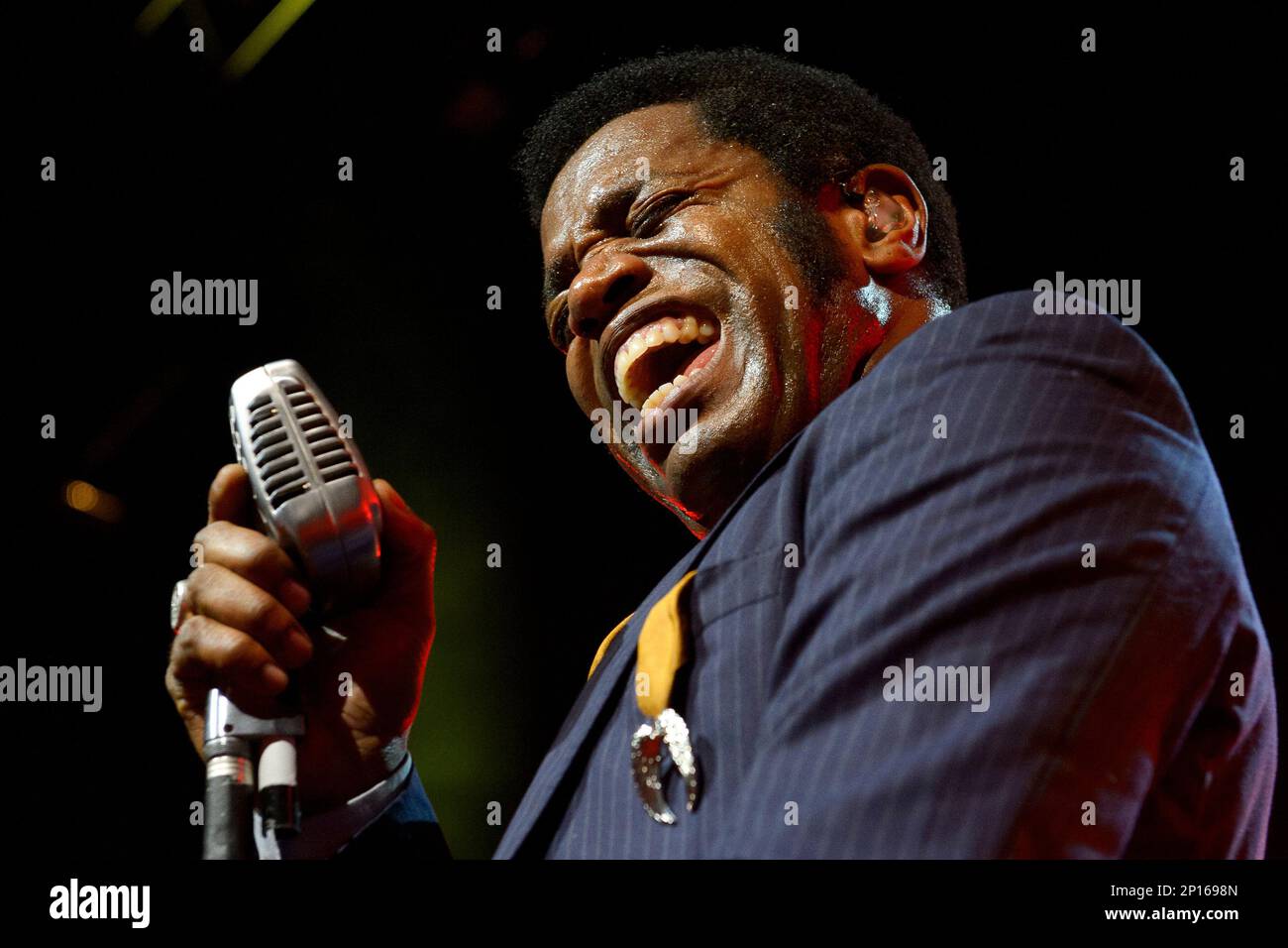 In this July 9, 2016 picture US Singer Ty Taylor of band "Vintage ...
