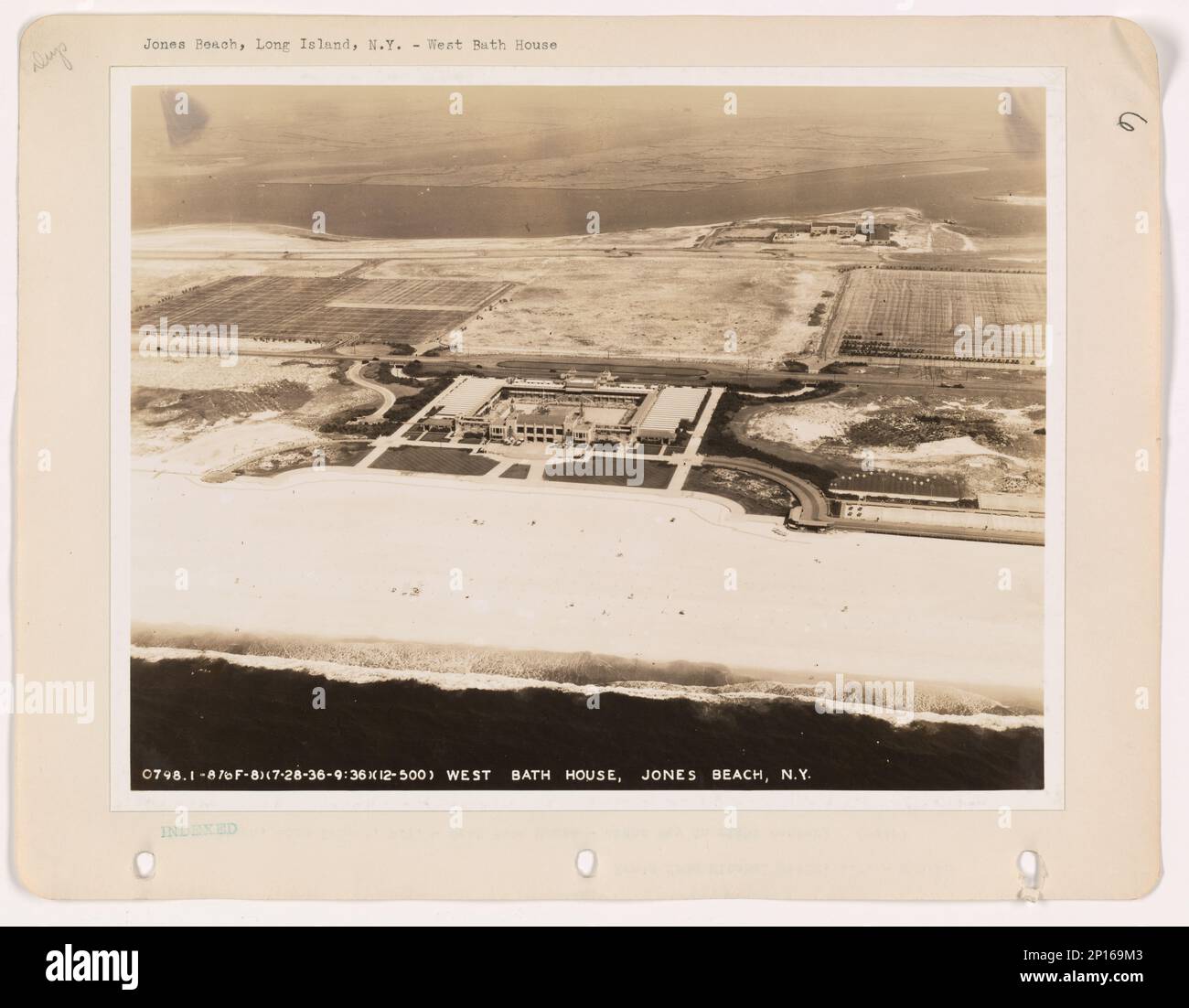 New York - Jones Beach, Aerial Photograph Stock Photo - Alamy