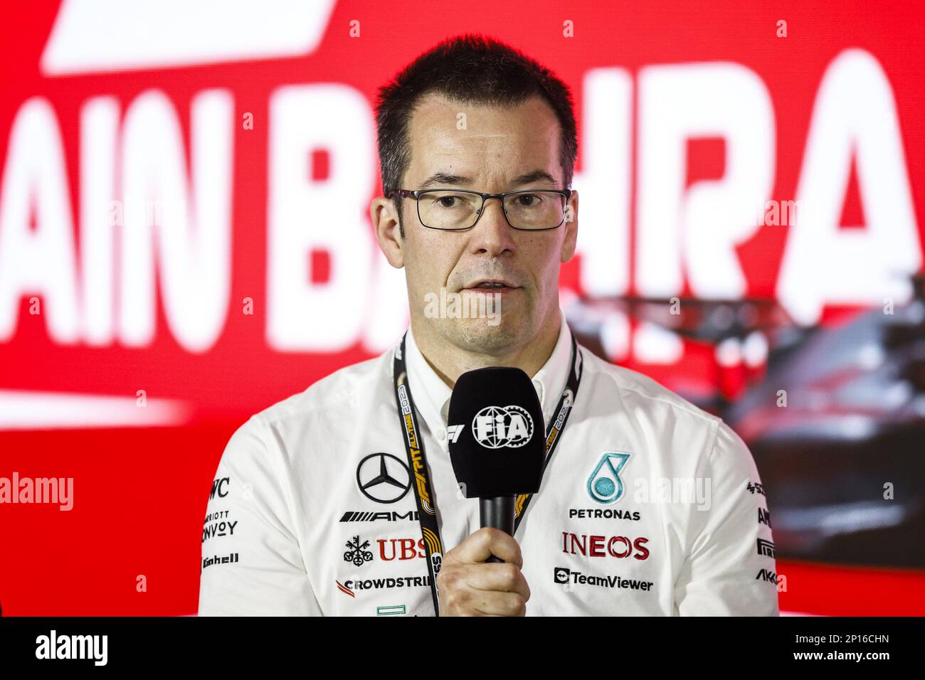 ELLIOTT Mike, Technical Director of Mercedes AMG F1 Team, portrait ...