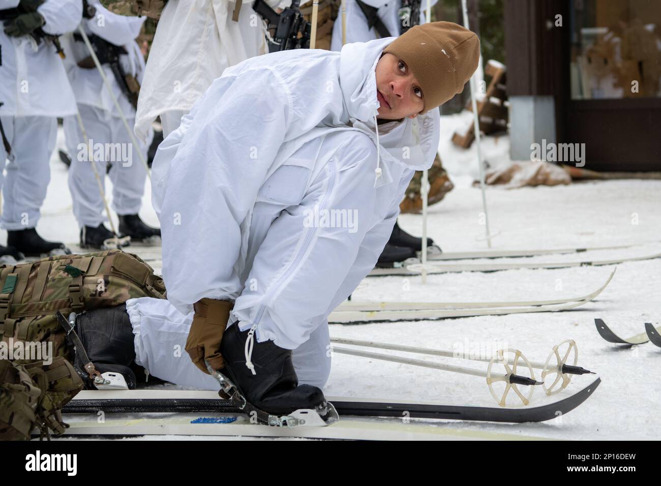 A U.S. Army Soldier with Charlie Troop, 3-71st Cavalry Regiment, 1st ...