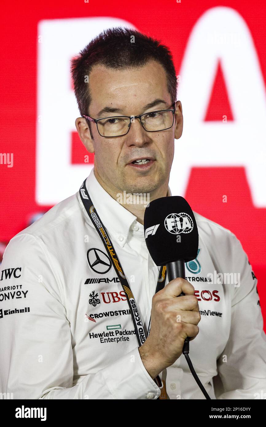 ELLIOTT Mike, Technical Director of Mercedes AMG F1 Team, portrait ...