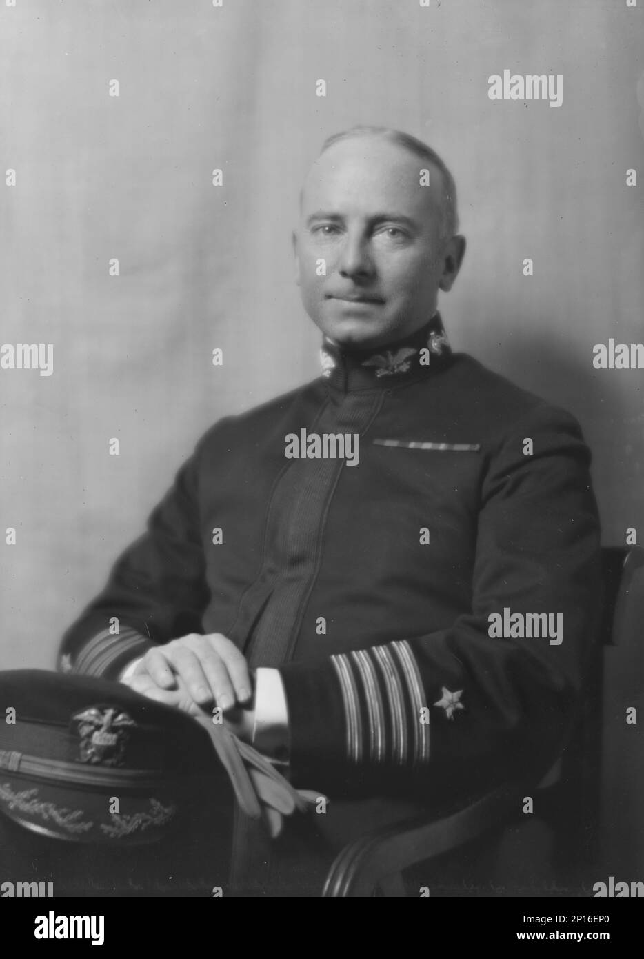 Captain Cyrus Miller, U.S. Navy, portrait photograph, 1918 Feb. 7 Stock ...