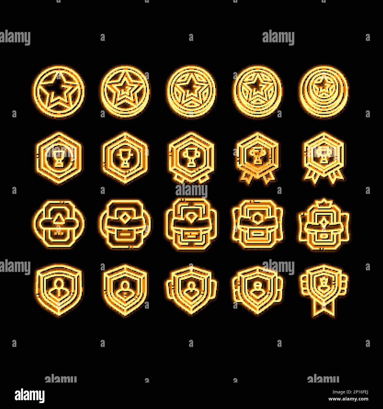 Video game award step Stock Vector Images - Alamy