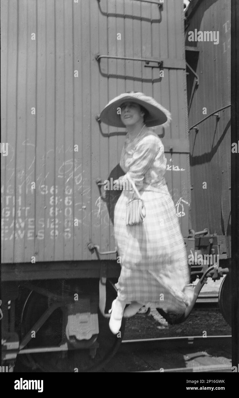 Movie set for a western, between 1896 and 1942 Stock Photo - Alamy