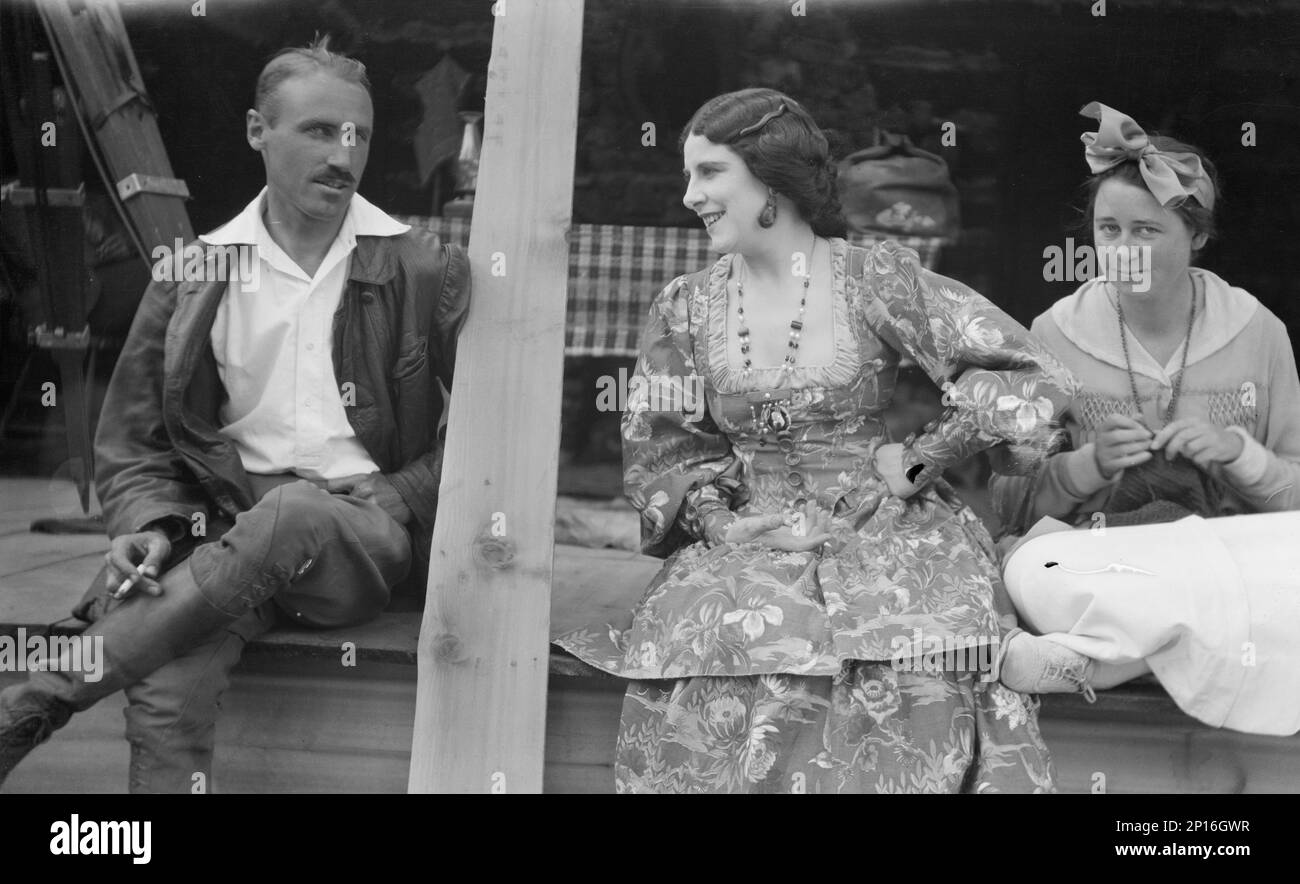 Movie set for a western, between 1896 and 1942 Stock Photo - Alamy