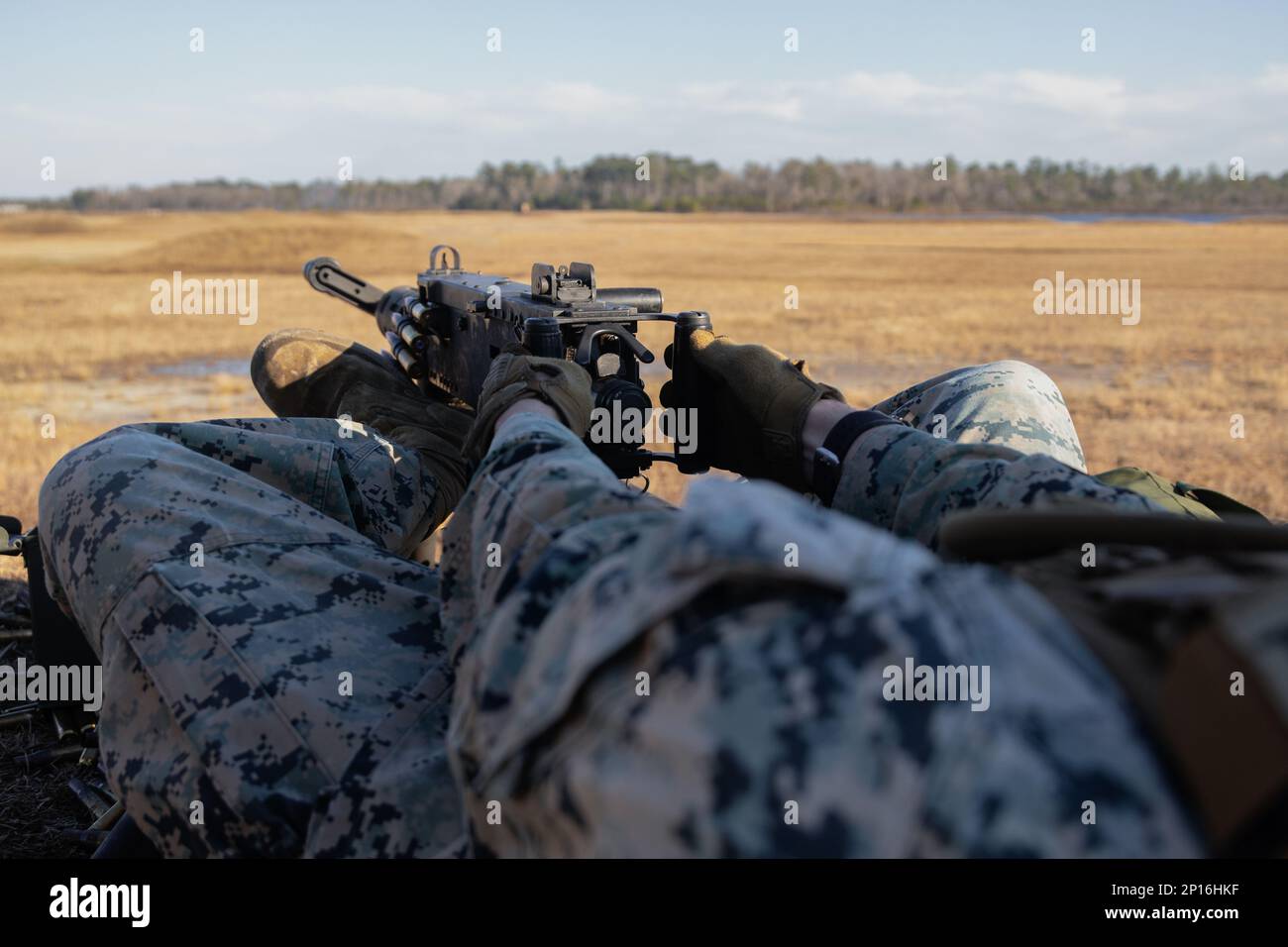 U.S. Marine Corps Lance Cpl. Jordon Thompson, an embarker with Combat ...