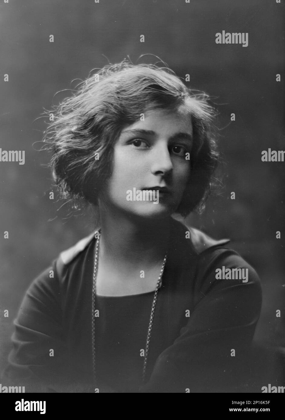 Miss Catherine Okie, portrait photograph, 1919 June 17. Possibly a ...